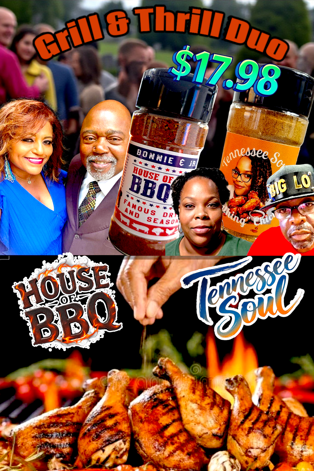 Products – “Bonnie & Jr’s House of BBQ Sauce & Dry Rub”